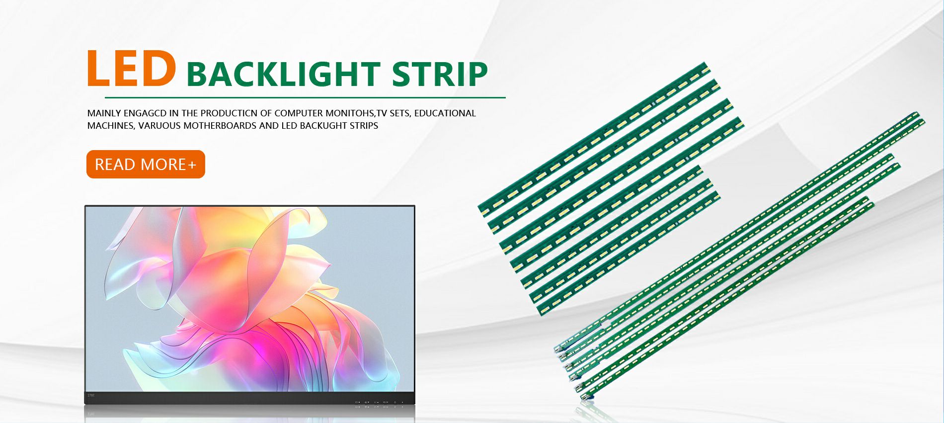 LED TV backlight strip TV LCD backlight Side entry light bar LED hard light bar