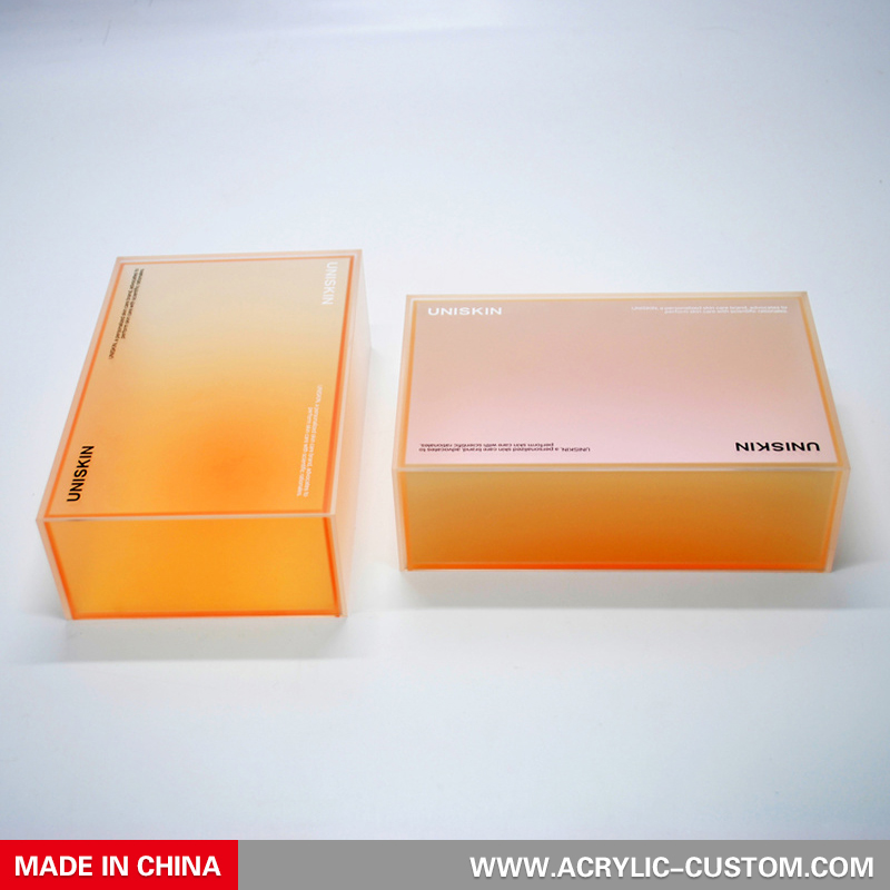 Acrylic Gift Boxes with Lid Clear Packaging Boxes