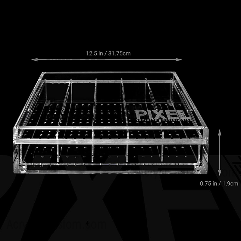 Large Cigar Humidor Cabinet, Clear Acrylic Humidor with Lid