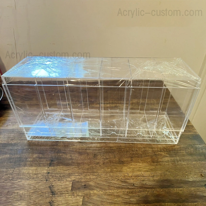 Acrylic Card Booster Pack Dispenser 6 Slot Pokemon Card Dispenser