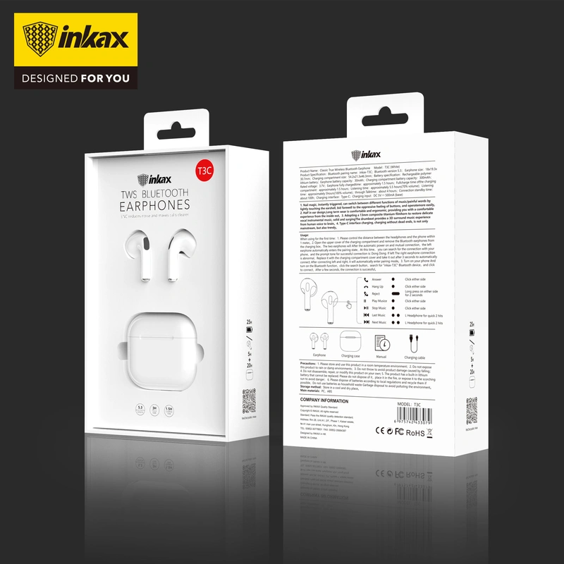 t3c 300mah 4 5h bluetooth tws t02c pro 300mah 4 5h bluetooth tws tws 27 ...