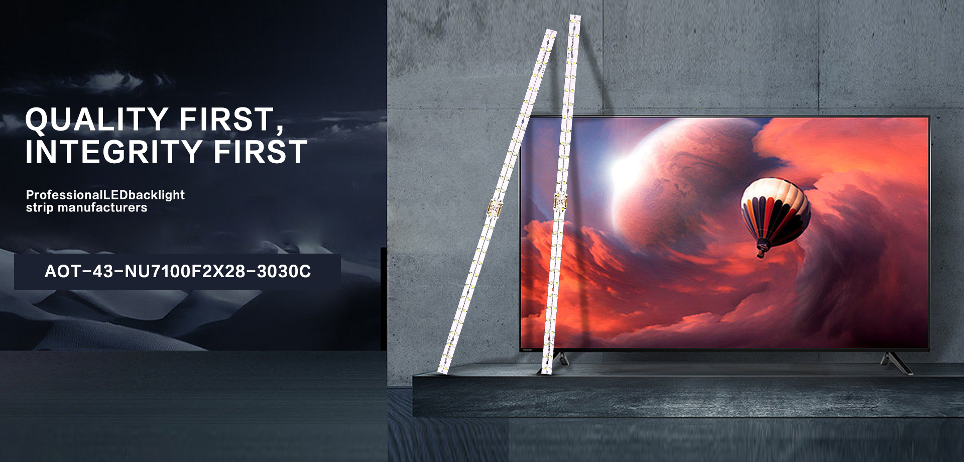 LED TV backlight strip TV LCD backlight Side entry light bar LED hard ...