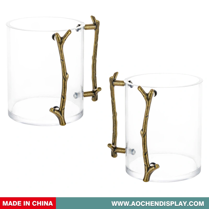 Acrylic Twig Washing Cup Lucite Washing Cup