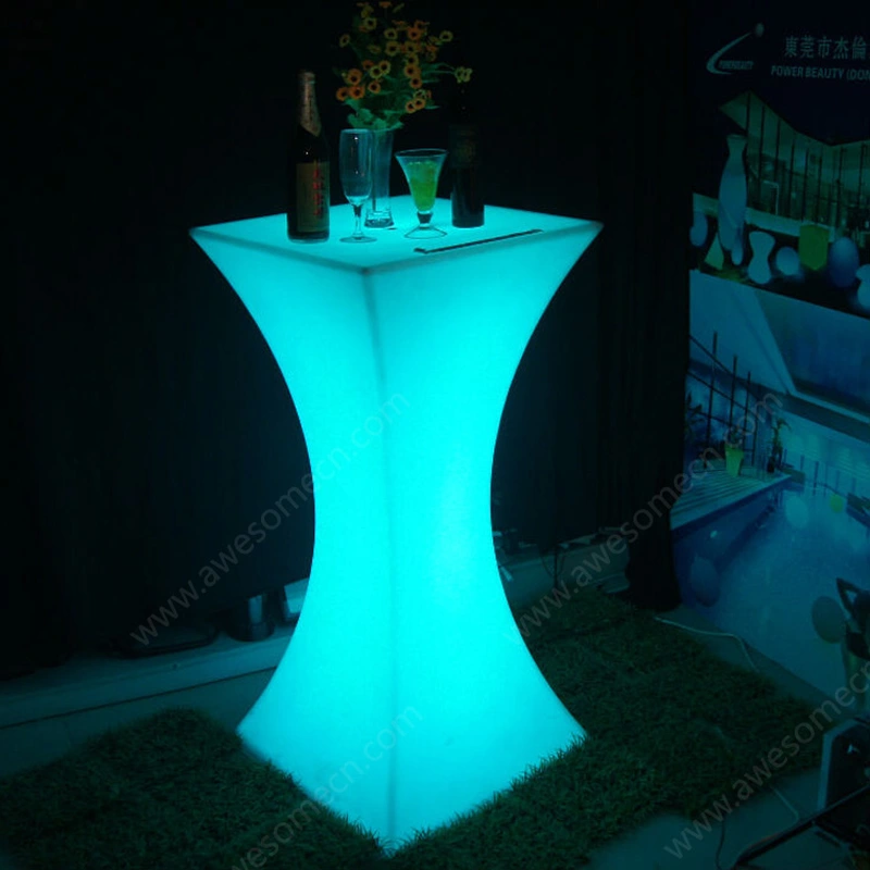 mesa alta led | mesa de coctel alta