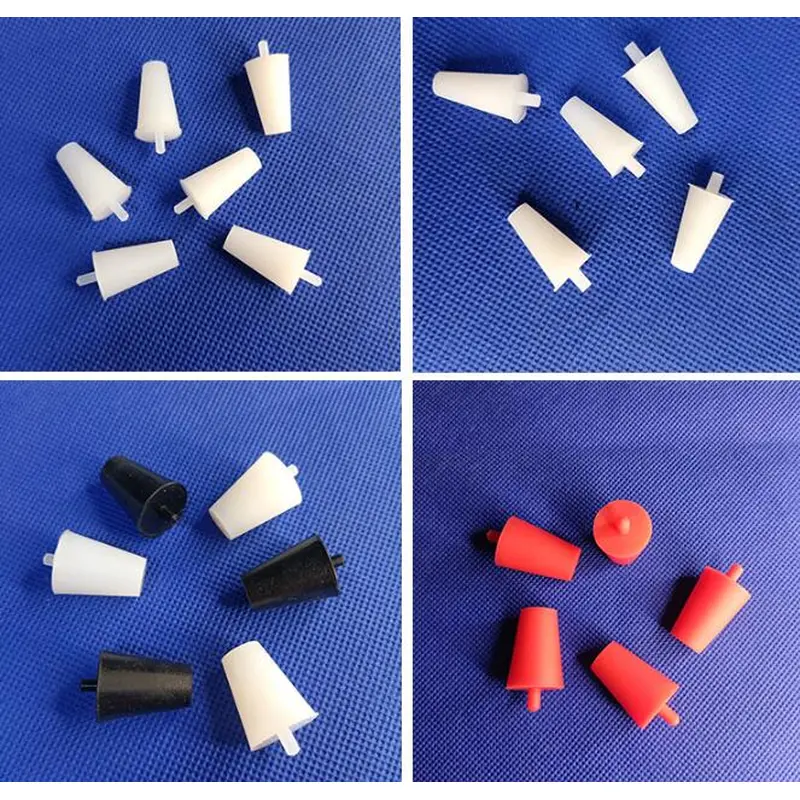 High-temperature silicone plug conical sealing plug elastic plug