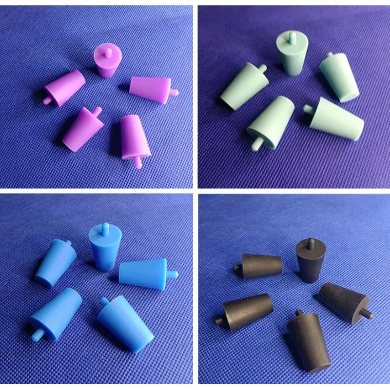 High-temperature silicone plug conical sealing plug elastic plug