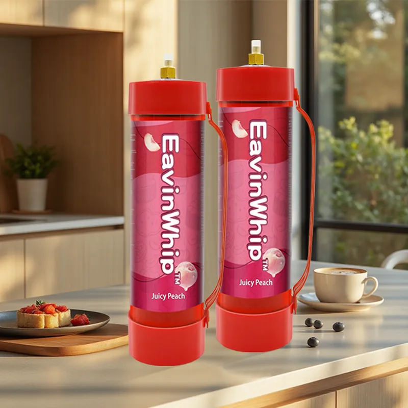 Highest Selling High Quality 3000g Juicy Peach Flavor Gas Cylinder