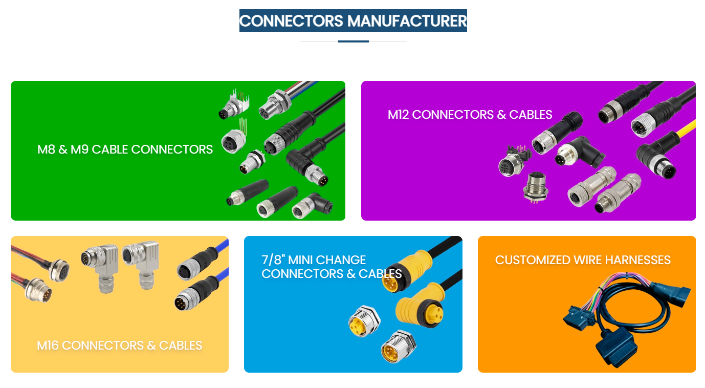 Industrial cable assemblies and connector manufacturer - Flexcontac