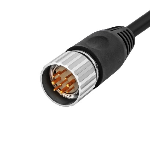 M23 6pins, 9pins, 12pins, 17pins, 19pins male molding connector