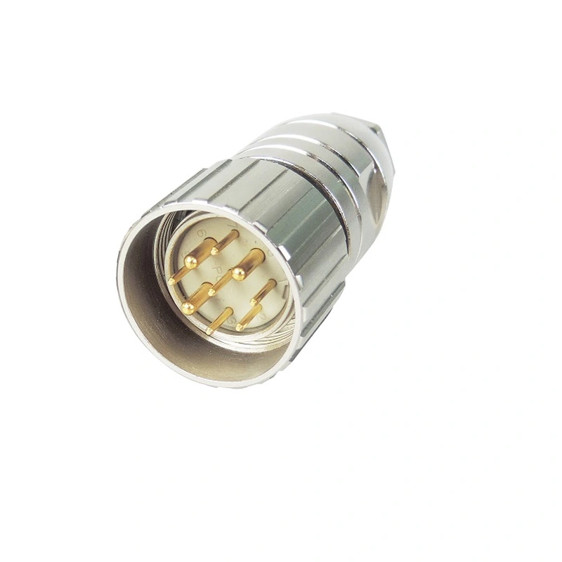 carcasa macho m23 + conectores acoplables de campo de rosca hembra