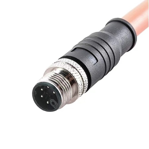 Cable de alimentación con conector codificado m12 m