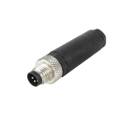 M8 3pin 4pin male field wireable connectors
