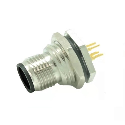 M12 4pin d coded profinet PCB connectors