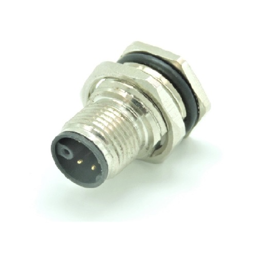 M12 k coding 5pin male PCB contacts connectors UL certified