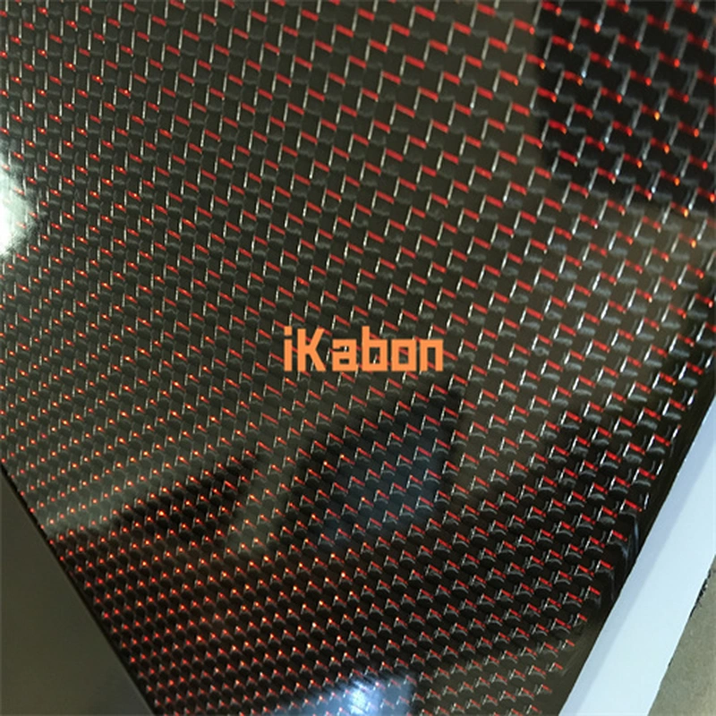 1mm Red Carbon Fiber Sheet