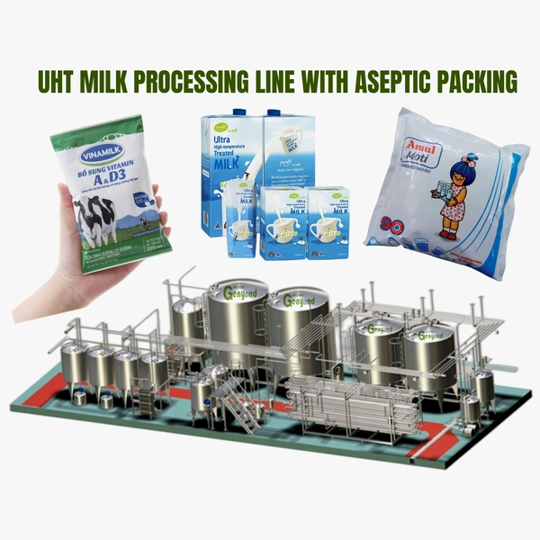 UHT milk processing line,UHT milk aseptic packing machine UHT milk processing line,UHT milk aseptic packing machine
