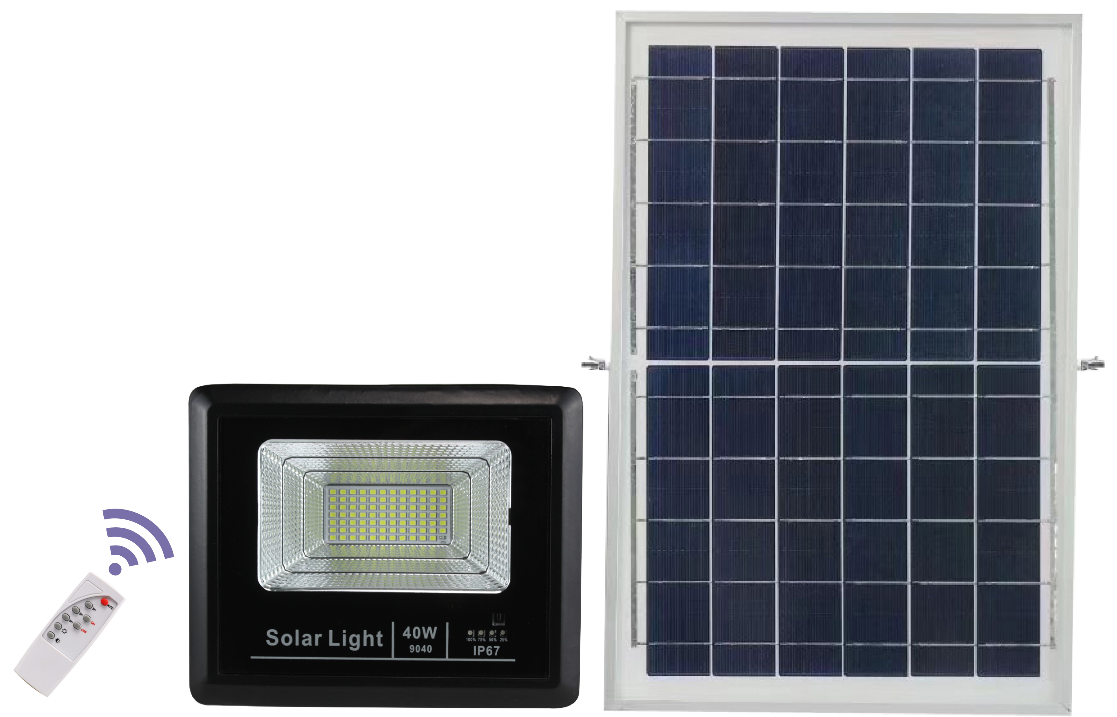 40W LED Solar Flood Light|Solar Flood Light|Noble Lighting