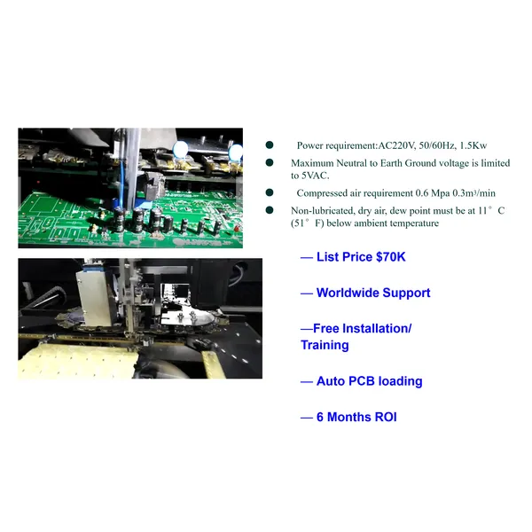 machine d'insertion radiale s-3010b (hors ligne) - usine intelligente ems