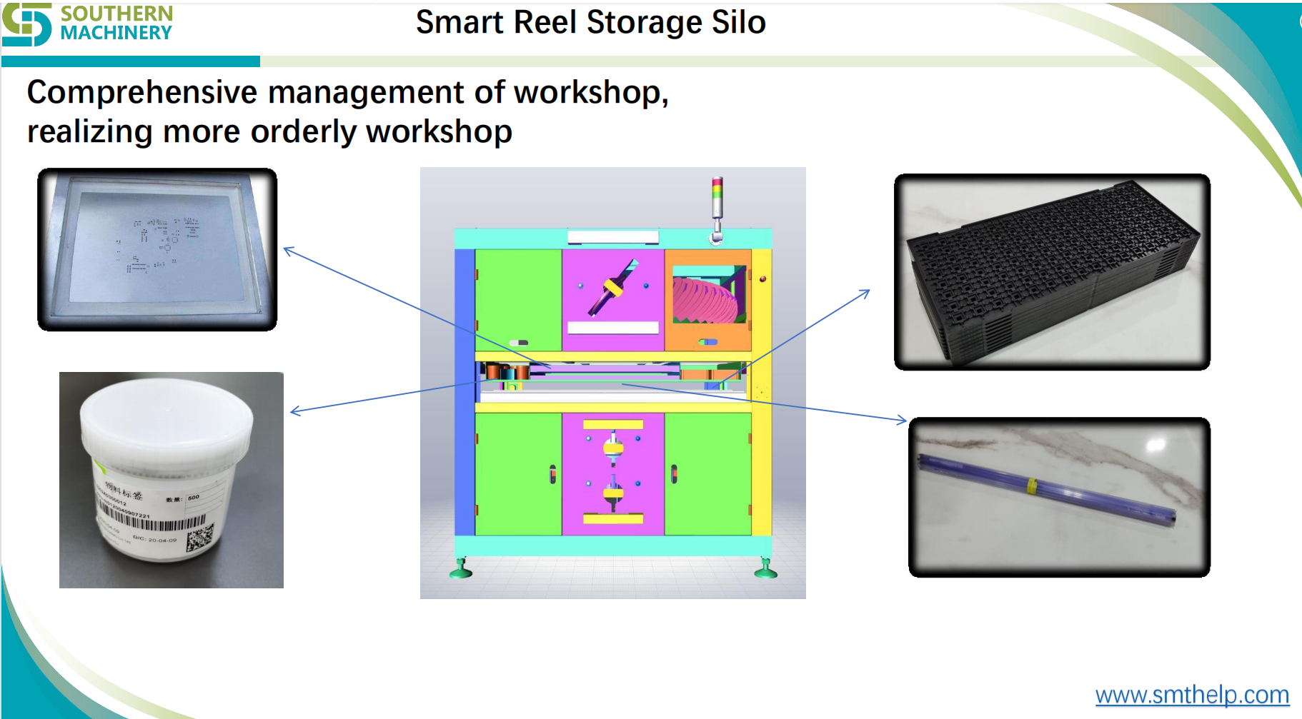 Smart Reel Storage Silo – Smart EMS factory partner