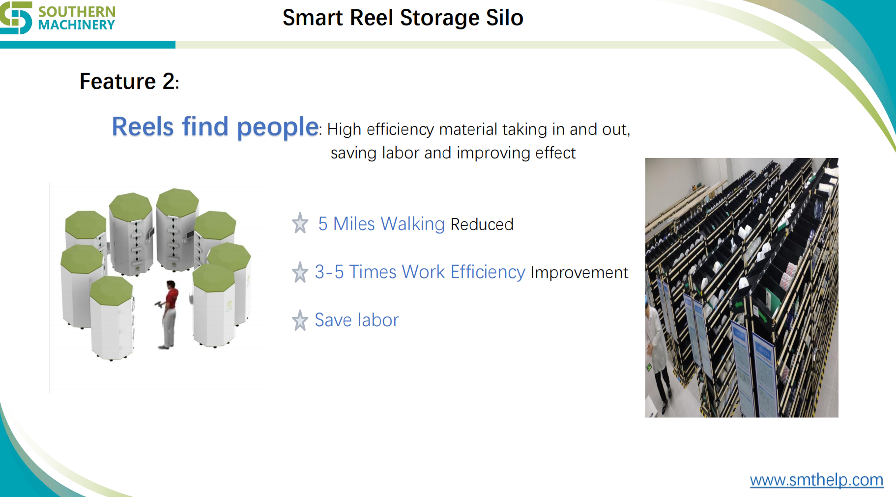 Smart Reel Storage Silo – Smart EMS factory partner