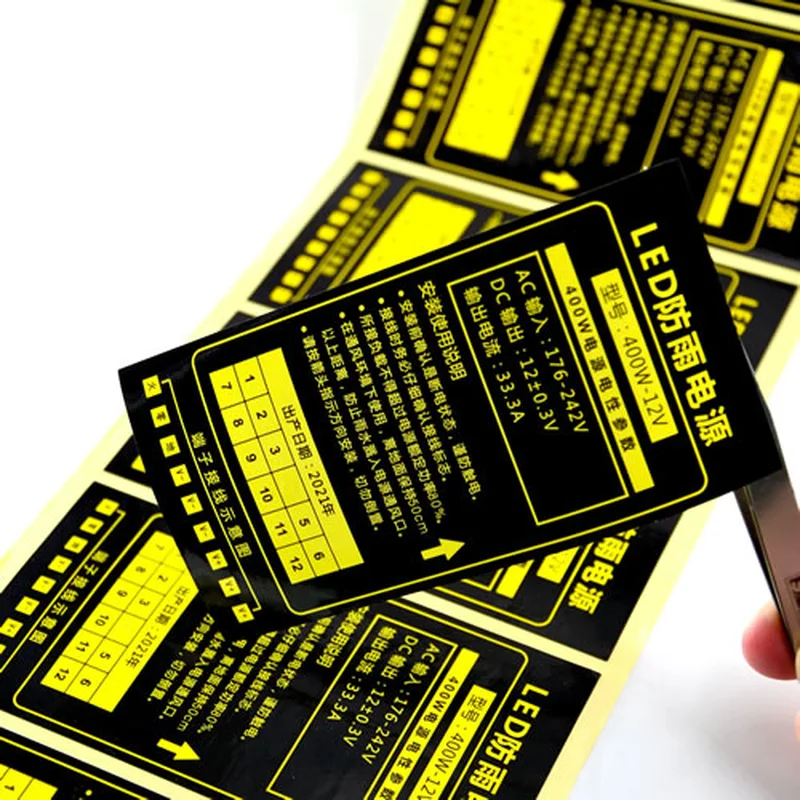 Custom Safety Warning Labels – Durable & Highly Visible Safety Labels