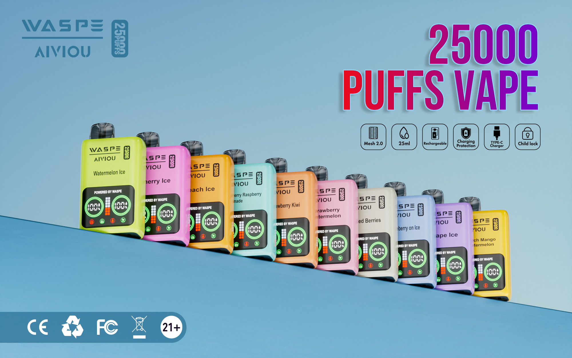 WASPE Disposable Vape WASPE 8000 Puffs