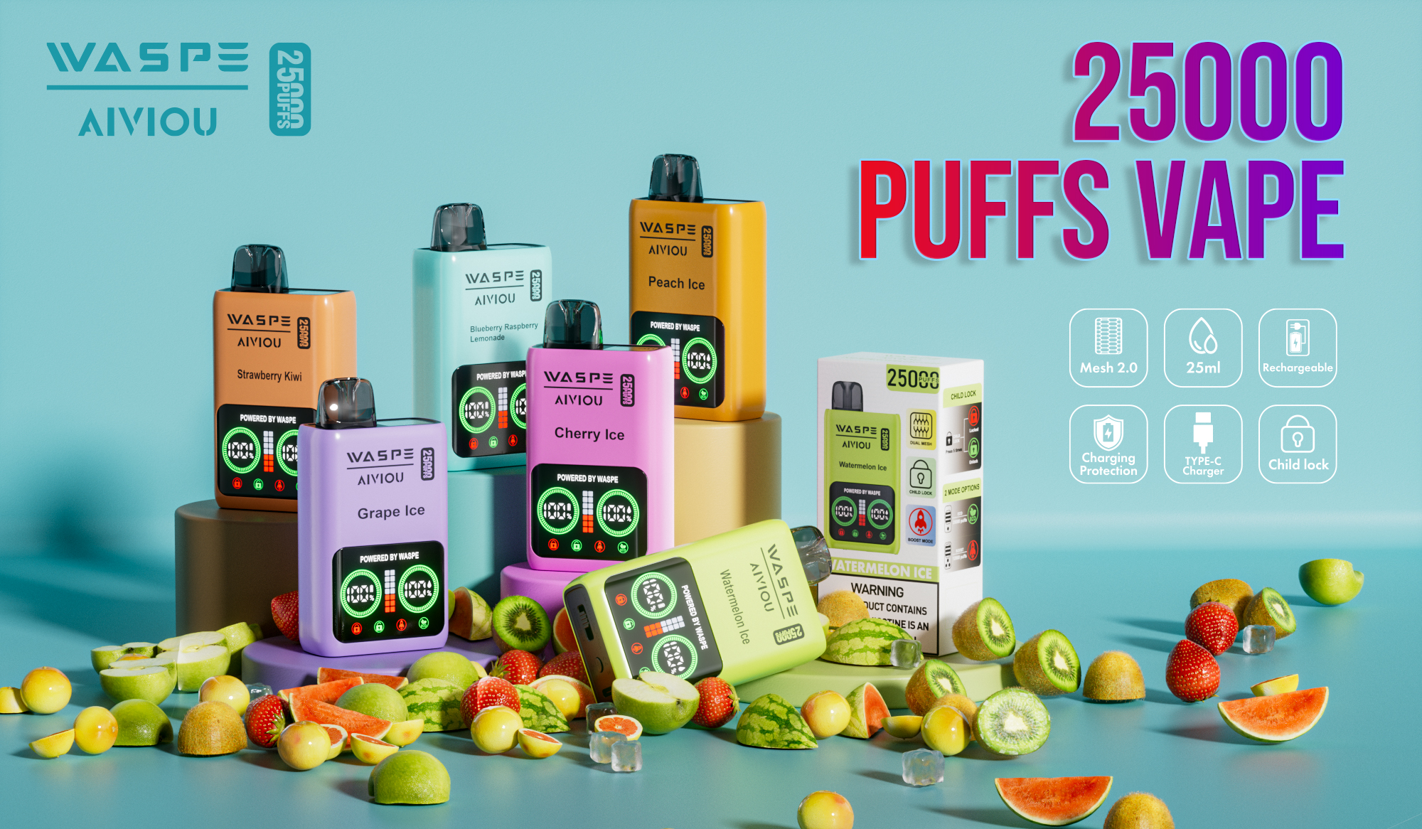 WASPE Disposable Vape WASPE 8000 Puffs
