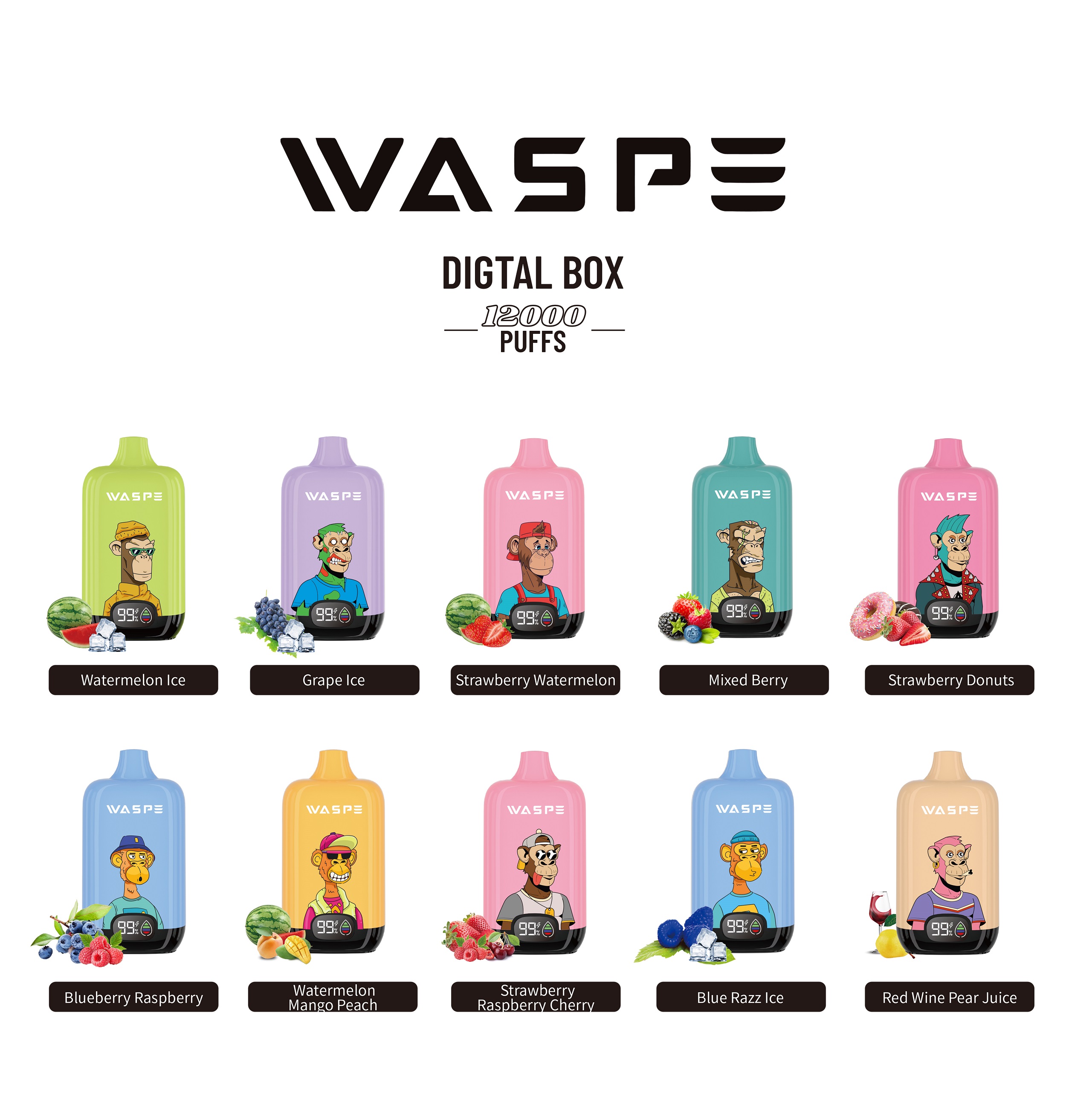 WASPE Disposable Vape WASPE 8000 Puffs
