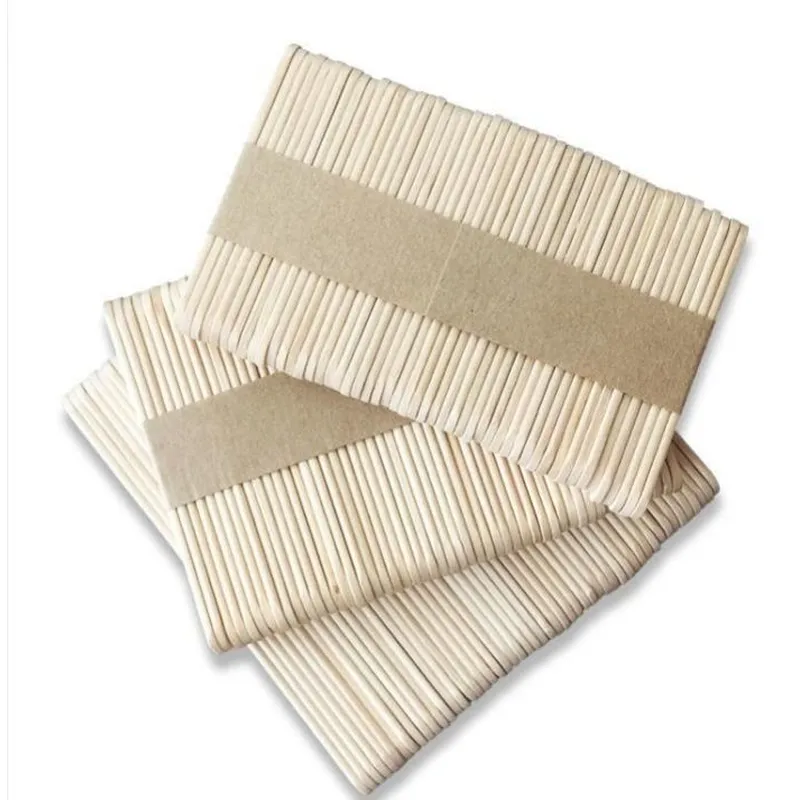 paper wrapped wooden ice cream Spoon