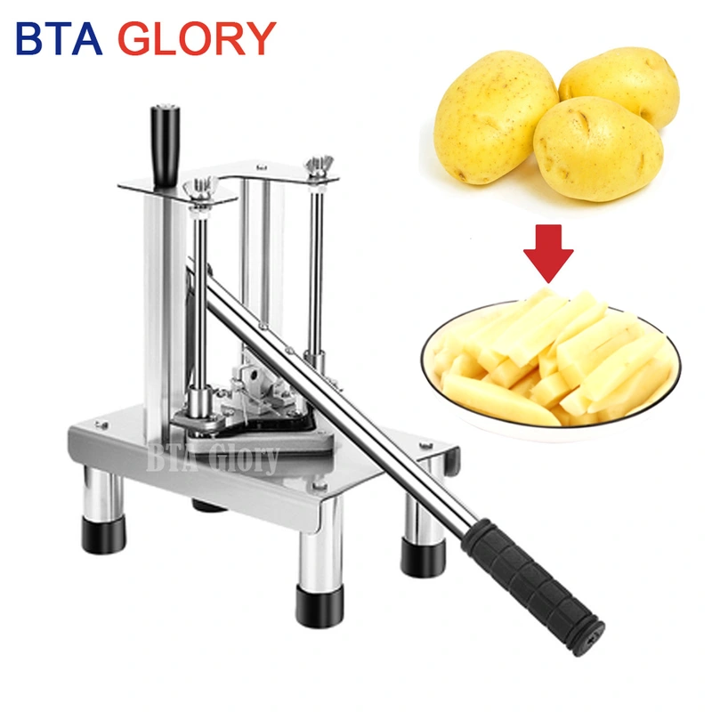 Manual French Fry Potato Cutter Slicer Vegetable Carrot Strip Machine